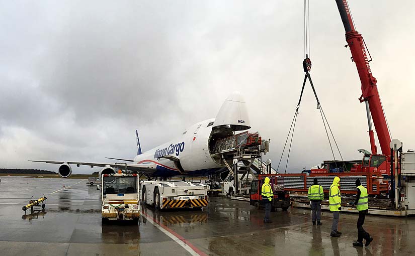 Express airfreight from Aberdeen UK to Frankfurt Hahn airport Germany ...